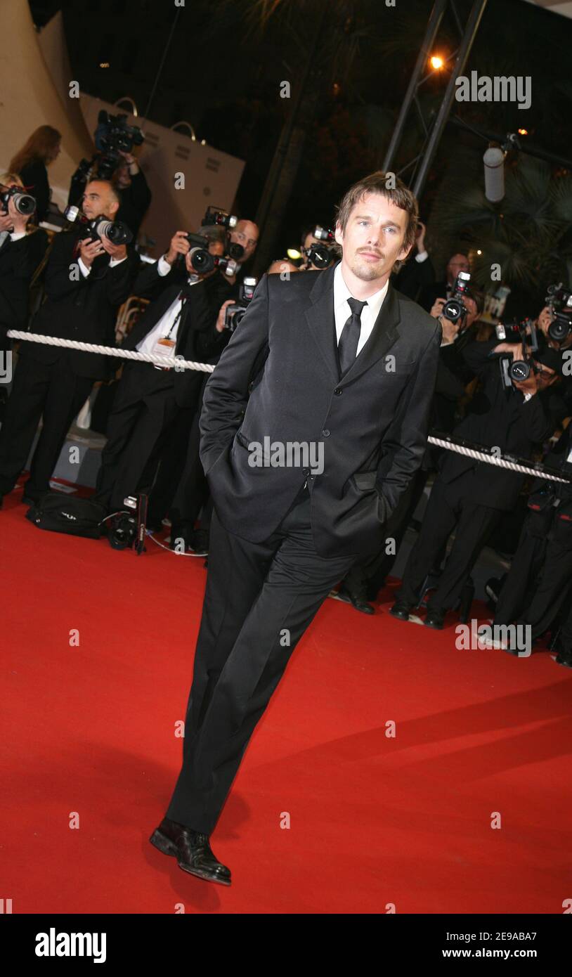US actor Ethan Hawkee arrives for the screening of 'Fast Food Nation ...