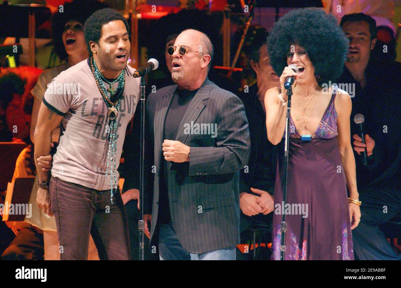 Lenny Kravitz, Sheryl Crow and Billy Joel perform live during the ...