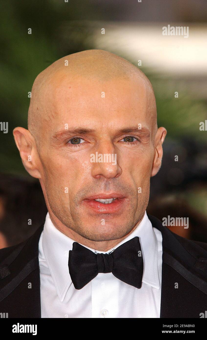 French actor Lambert Wilson walks the red carpet of the Palais des ...