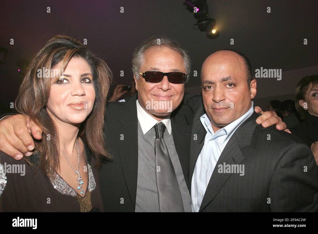 Cast members of the film 'Halim' from left : Egyptian Haytham Ahmad ...