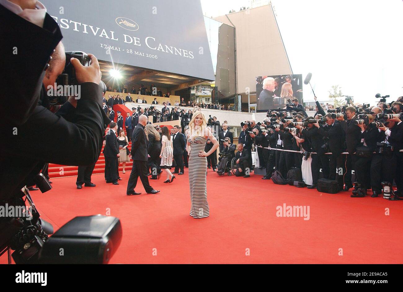 Avril Lavigne arrives for a screening of U.S. directors Karey ...