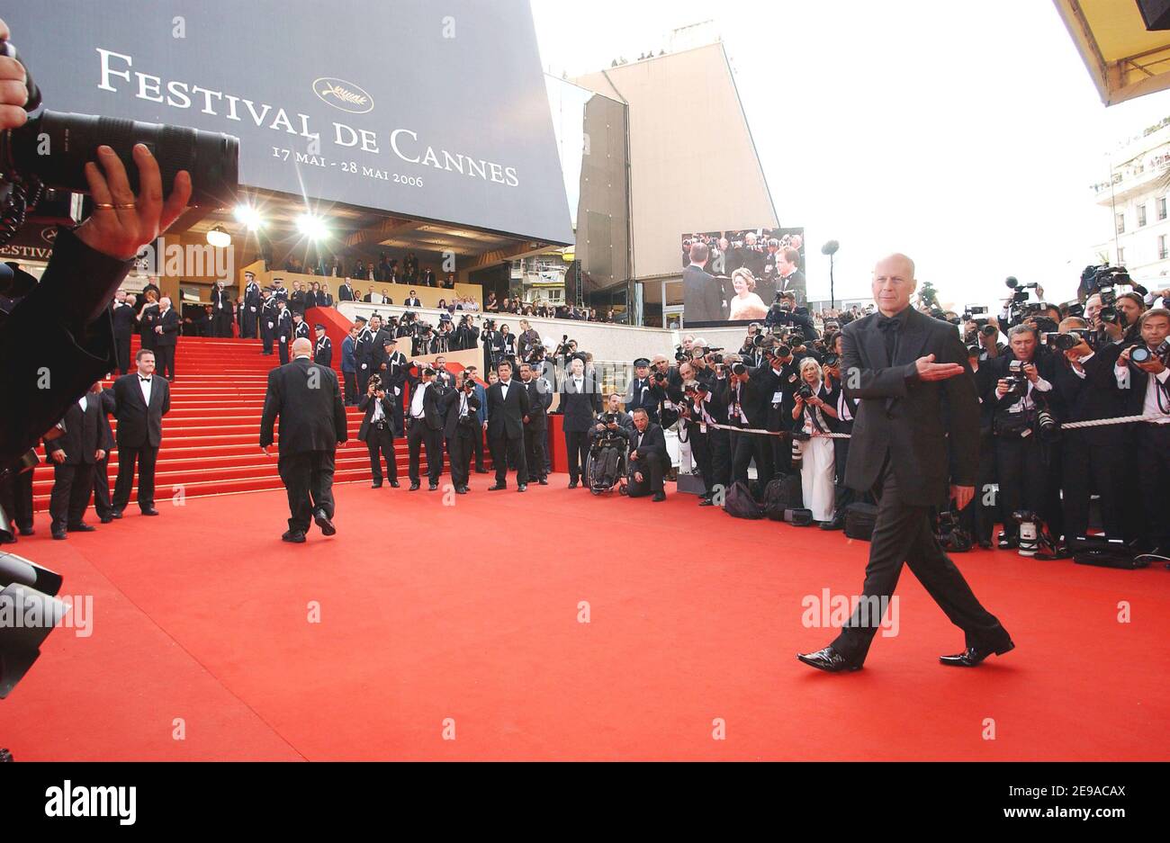 Bruce Willis arrives for a screening of U.S. directors Karey ...
