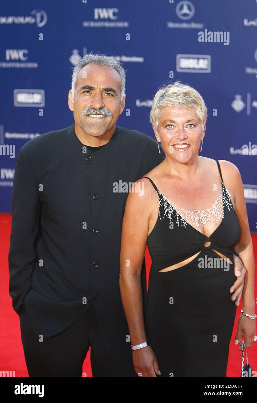 Mansour Bahrami and his wife arrive at the Laureus World Sport Awards ...