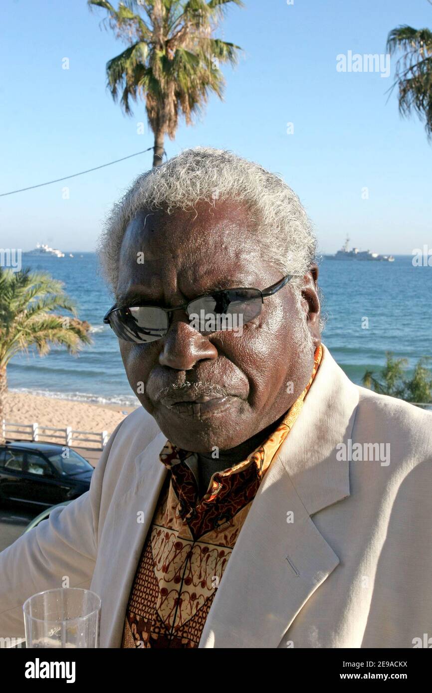 Australian actor Richard Birrinbirrin attends the '10 Canoes' movie's ...