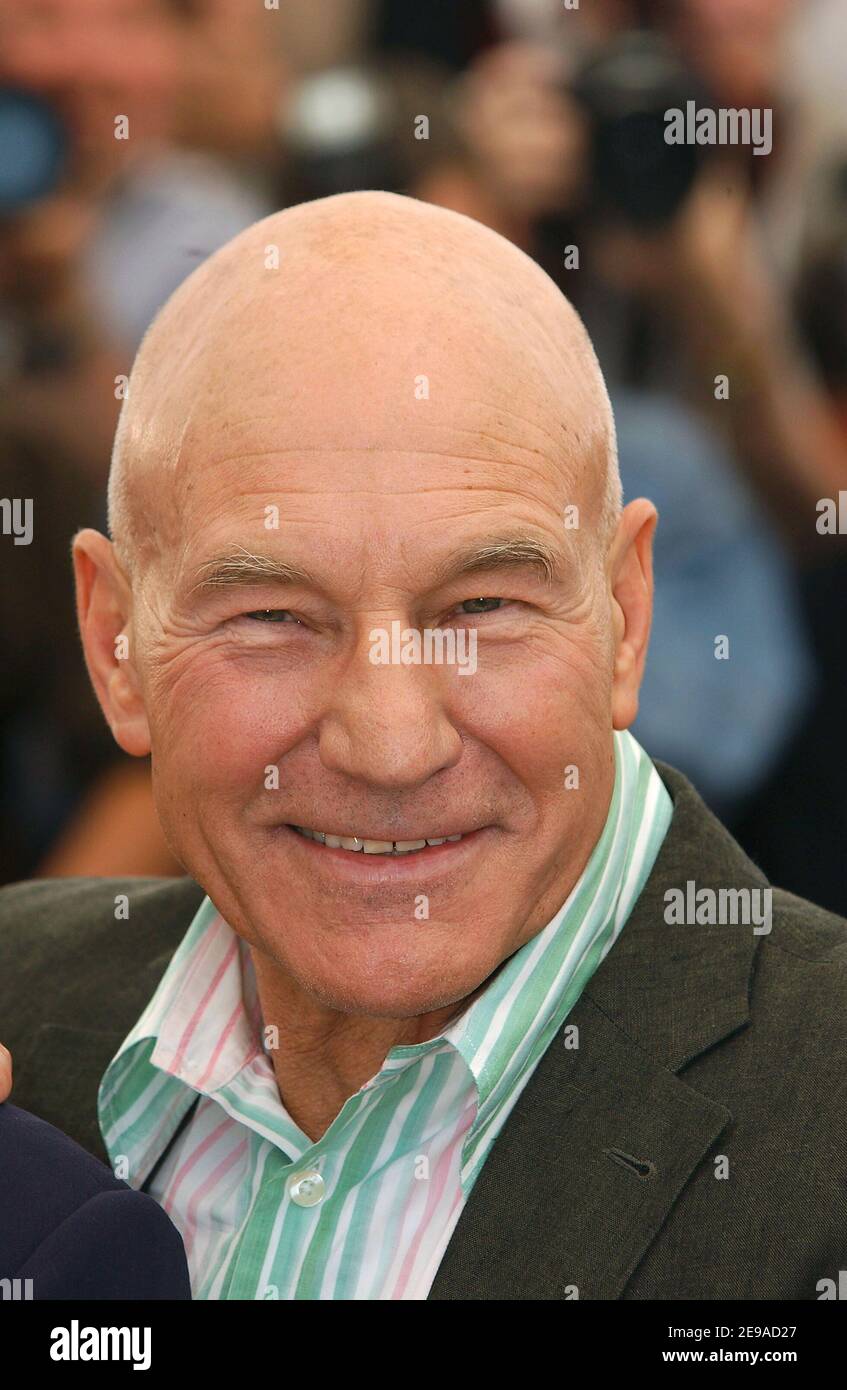 Patrick Stewart poses during the photocall for the film 'X-Men : The ...