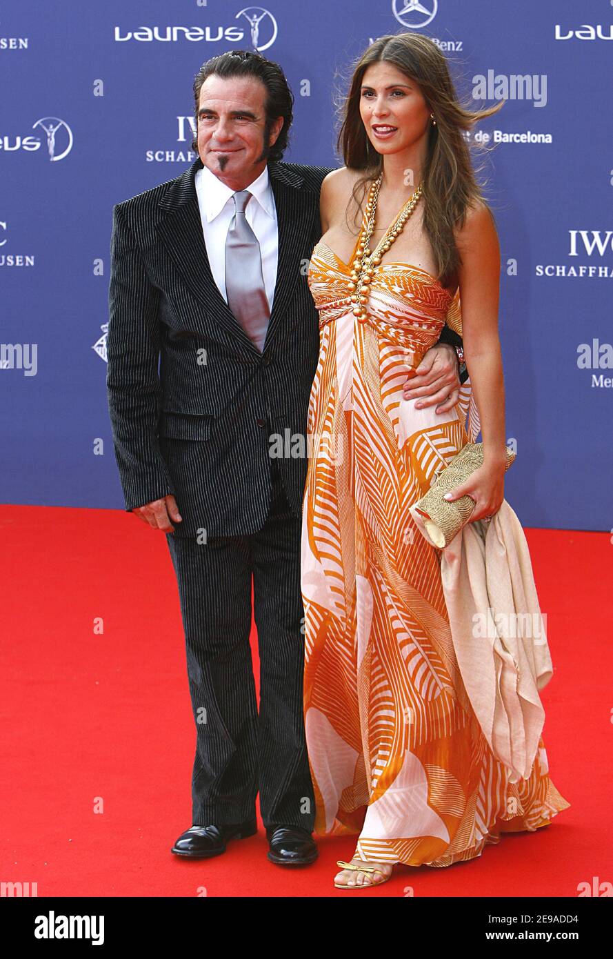 Bon Jovi drummer Tico Torres arrives with partner at the Laureus World ...