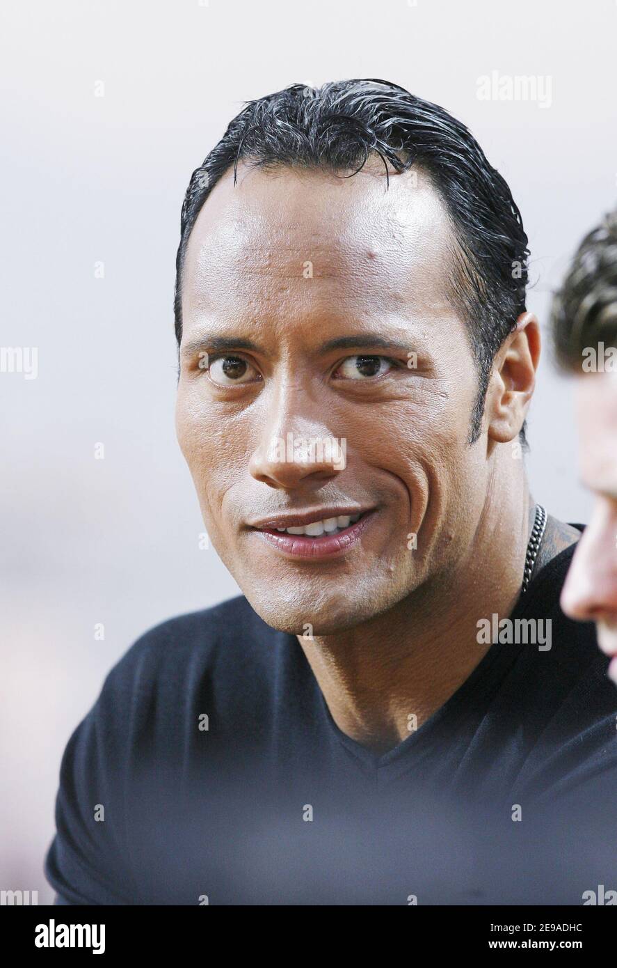 US actor The Rock attends the taping of Michel Denisot's talk show, 'Le ...