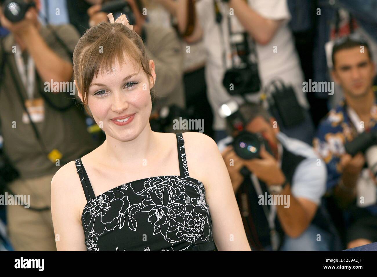 Adelaide Leroux poses during the photocall for the film 'Flandres ...