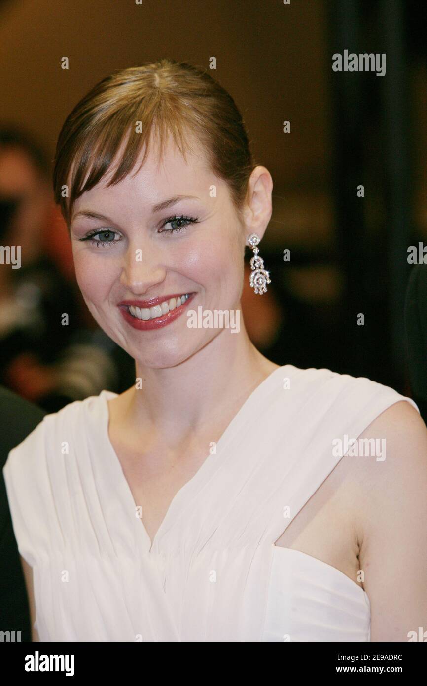 Adelaide Leroux poses for photographers on the red carpet prior the ...