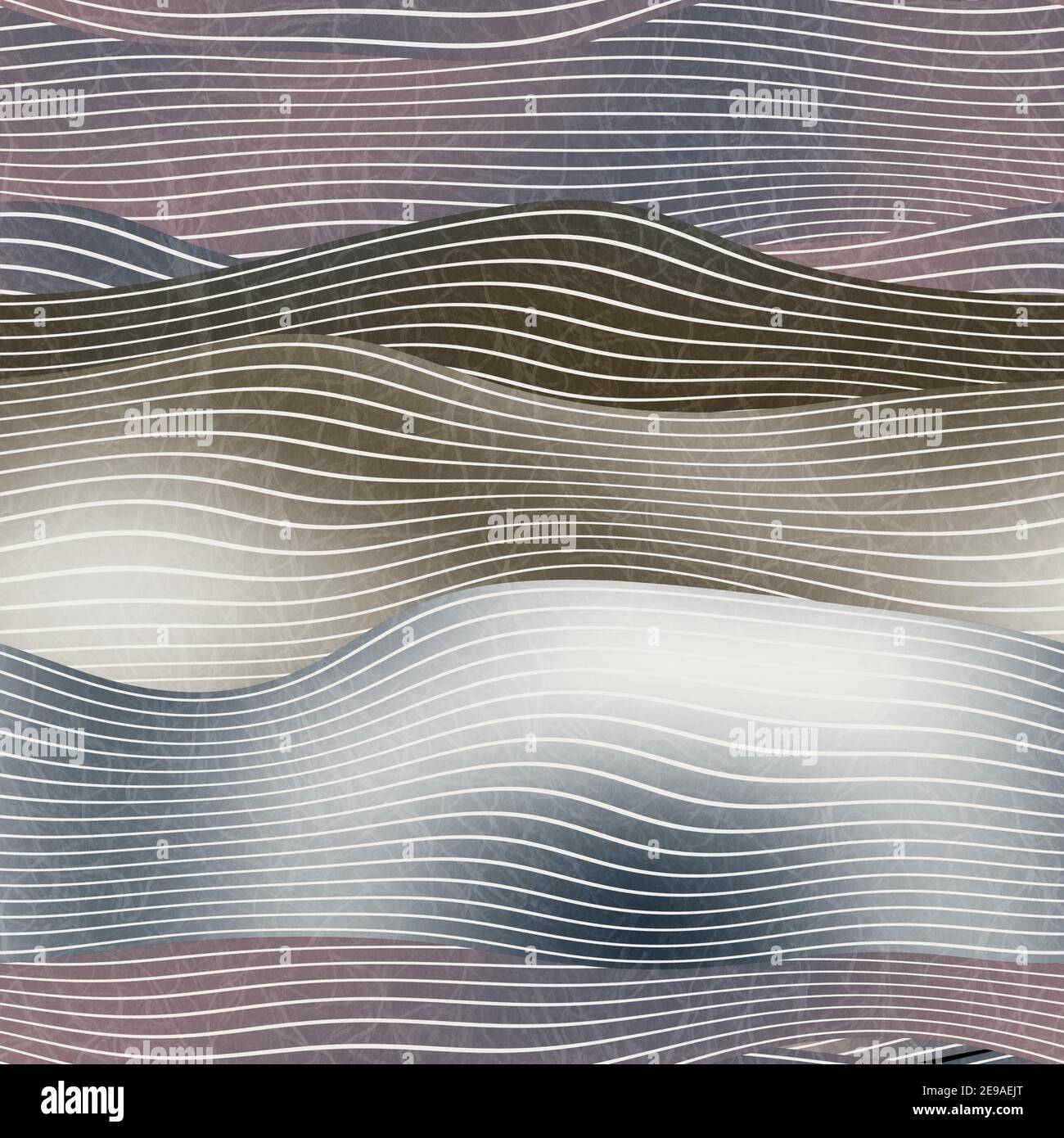 Seamless natural landscape hill pattern for print Stock Photo - Alamy