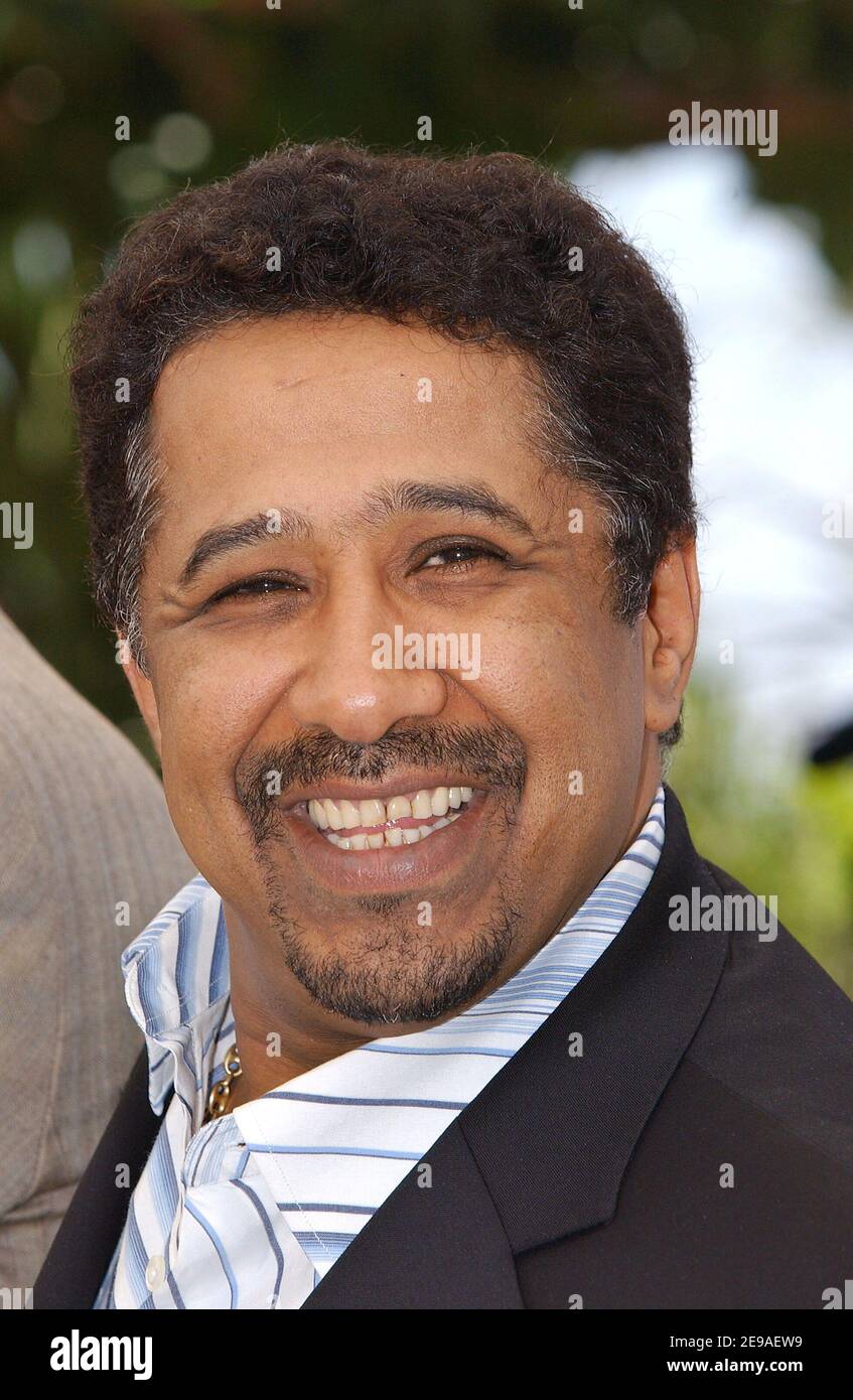 Algerian singer Khaled poses for the medias during the photocall of ...