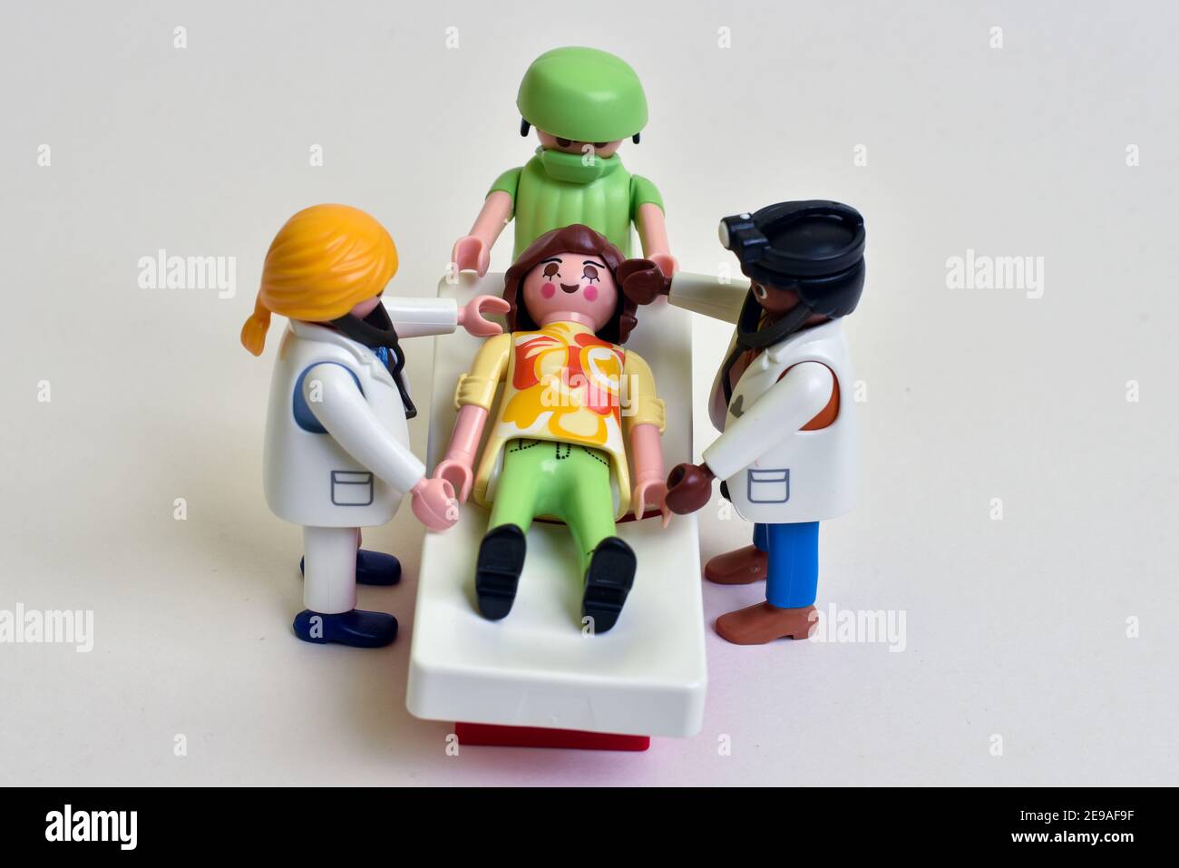 Playmobil figures, concept photography, medicine, doctors, NHS ...