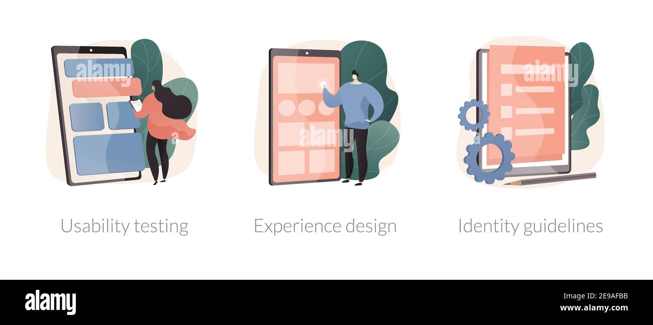 Web designer services abstract concept vector illustrations Stock ...