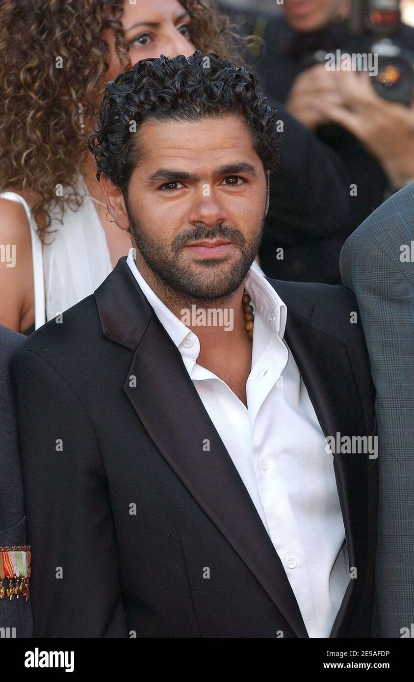 French actor Jamel Debbouze upon arrival at the Palais des Festivals ...