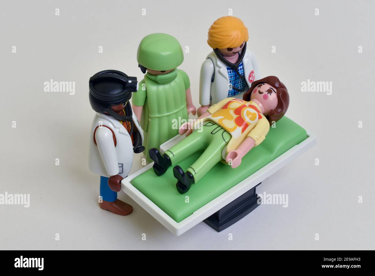 Playmobil figures, concept photography, medicine, doctors, NHS ...