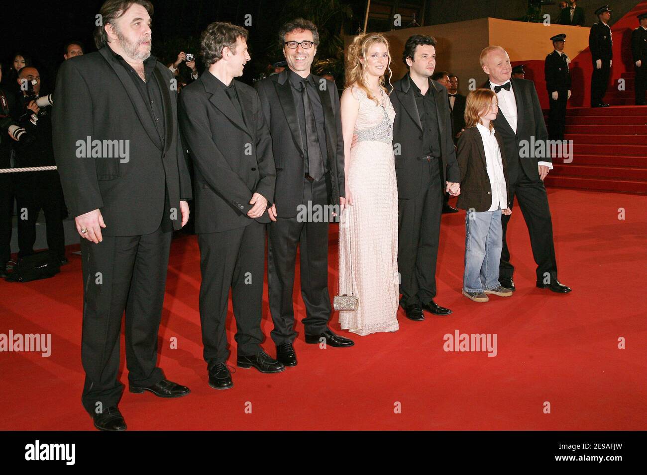 Cast members Gilbert Melki, Patrick Descamps, Lucas Belvaux, Natacha ...
