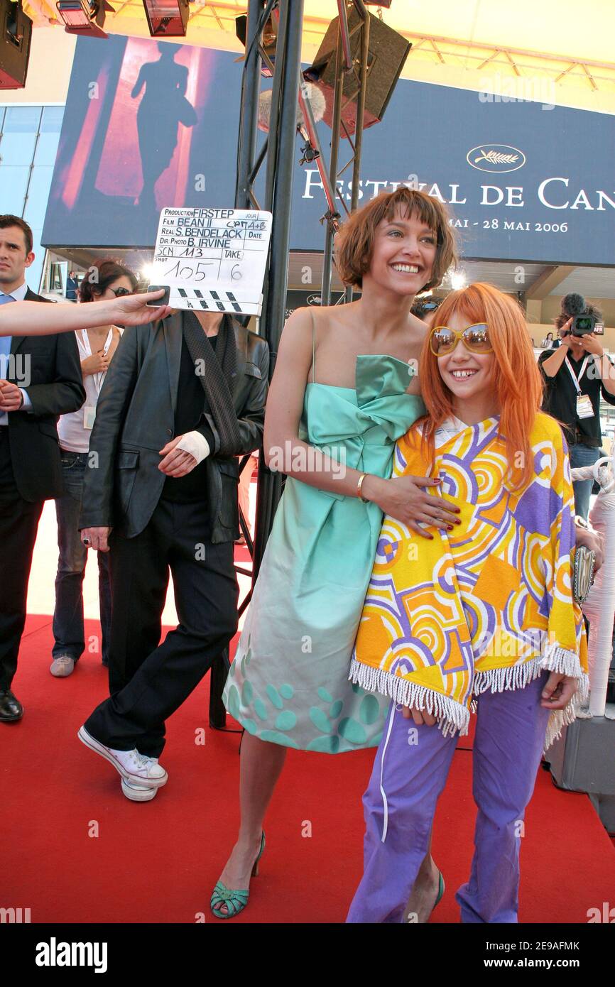 French actress Emma De Caunes and US actor Wilem Dafoe shoot 'French ...