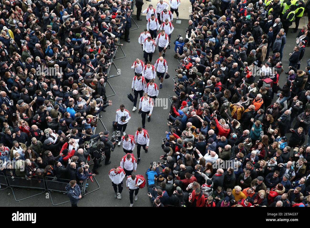 Twickenham stadium crowd england wales hi-res stock photography and ...