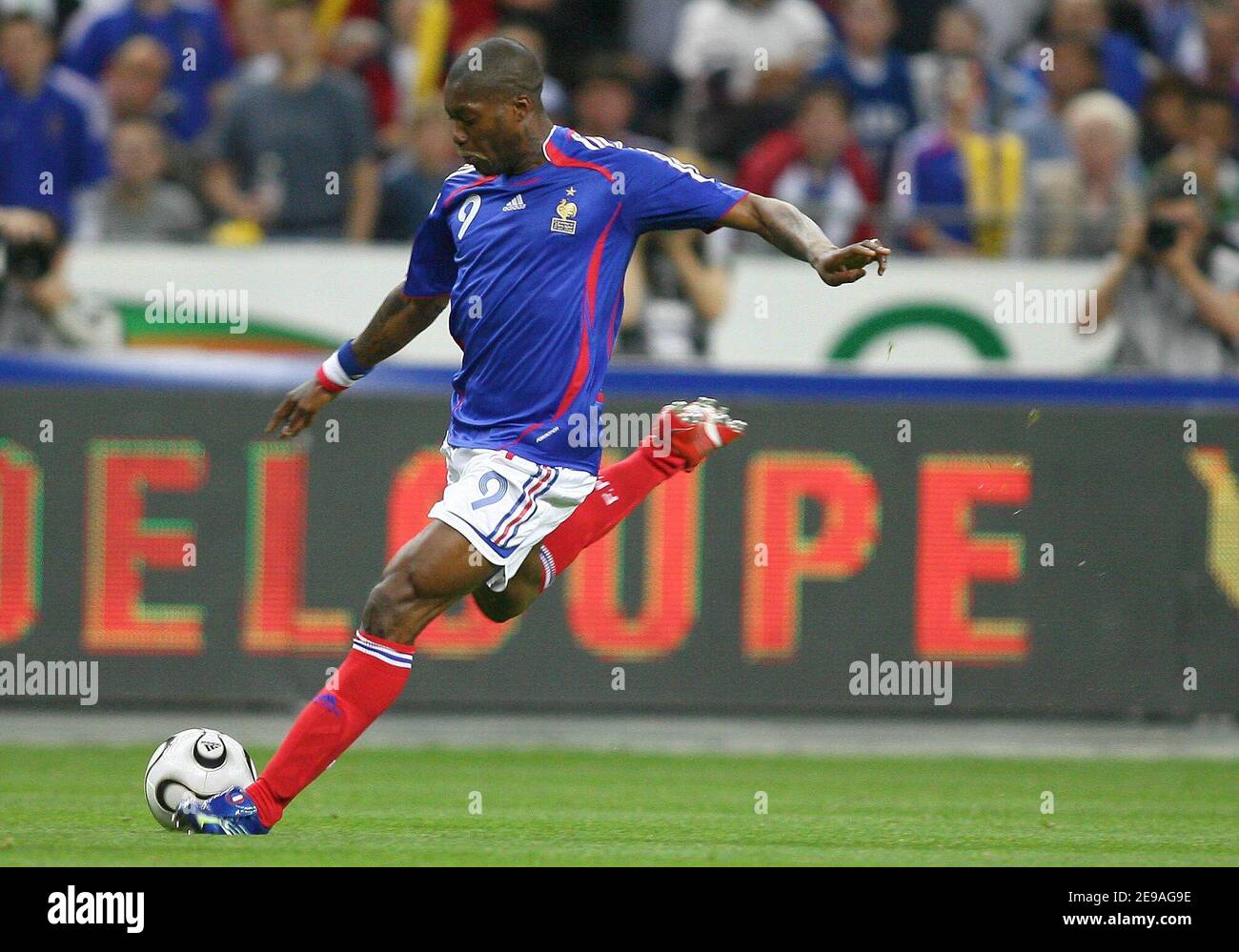 France's Djibril Cisse during friendly soccer match France vs Mexico ...