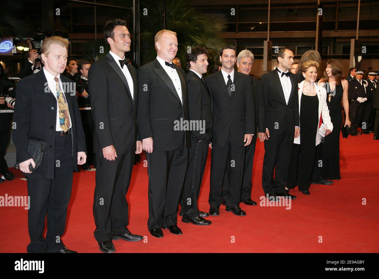 The cast, (L-R) Paul Greengrass, Lorna Dallas, Khalid Abdalla, Ben ...