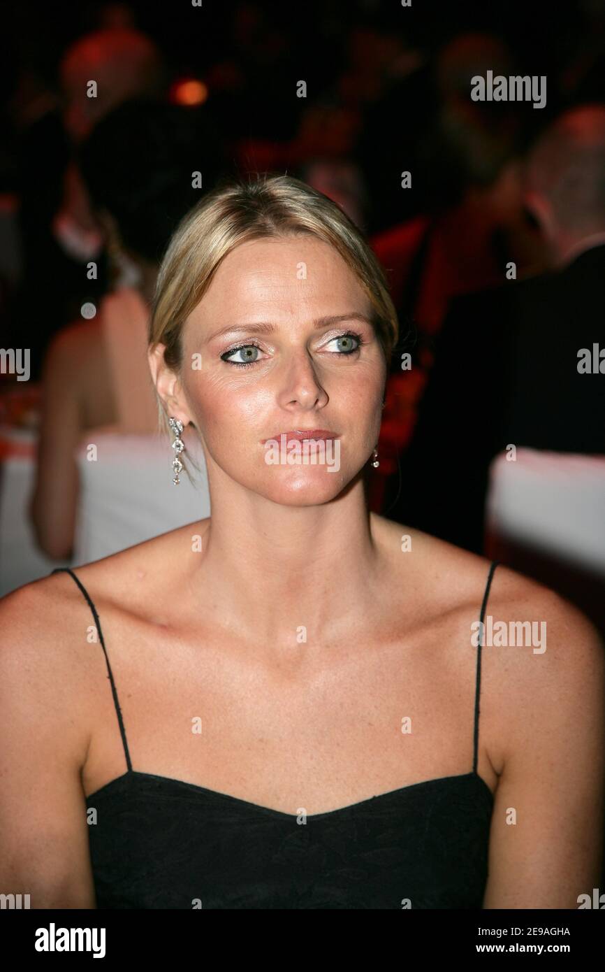 Charlene Wittstock attends the Automobile Club party, following Monaco ...