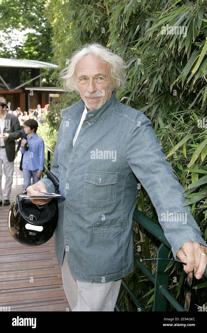 French actor Pierre Richard poses in the 'VIP Village' during the ...
