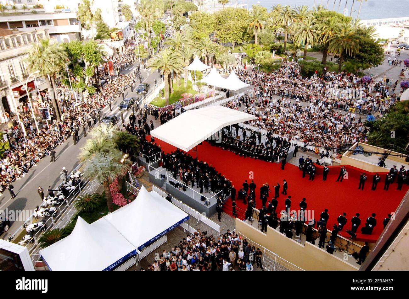 A view of the Palais des Festivals prior to the screening of ...