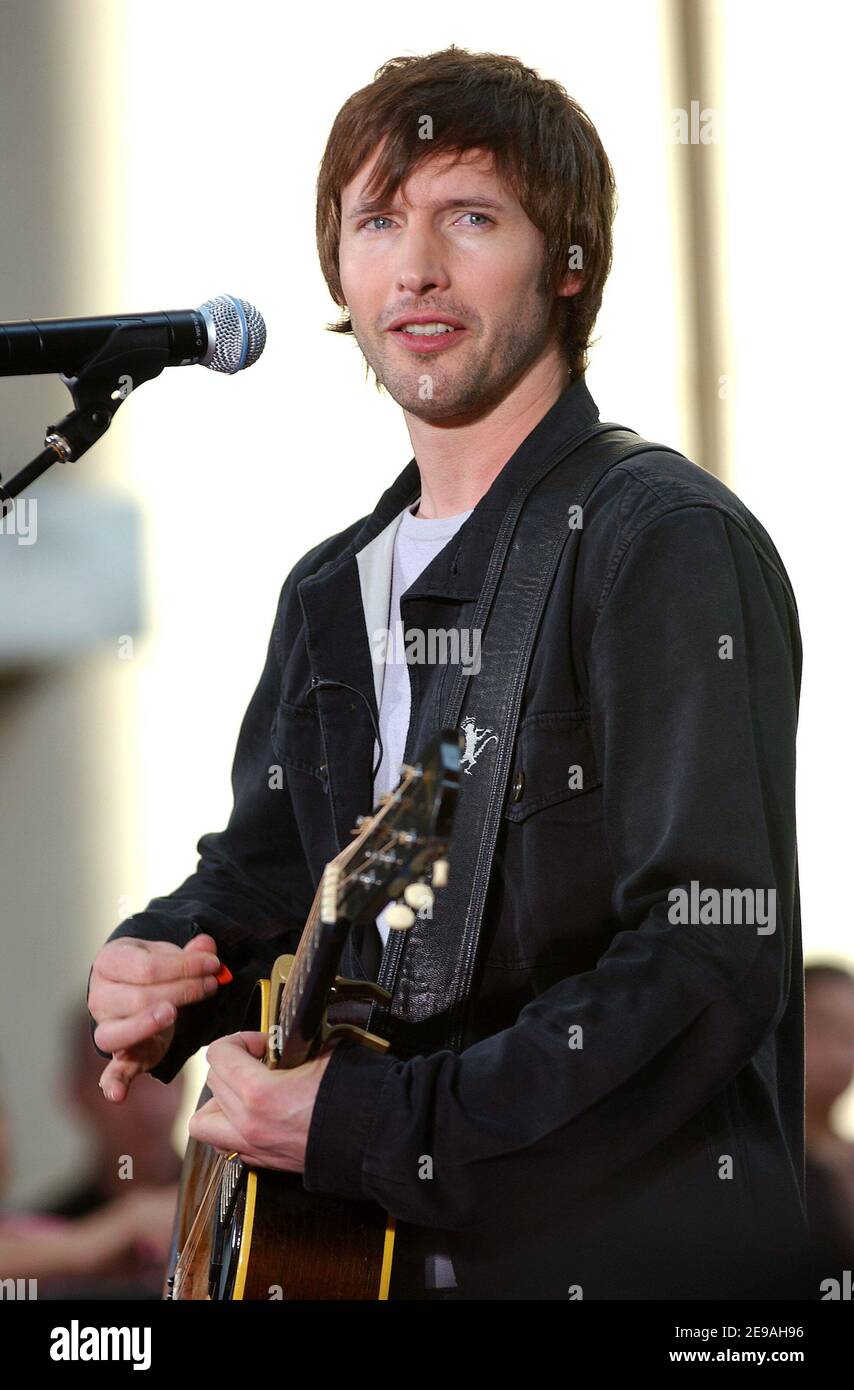 James Blunt performs live for the Today Show Concert Series held at ...