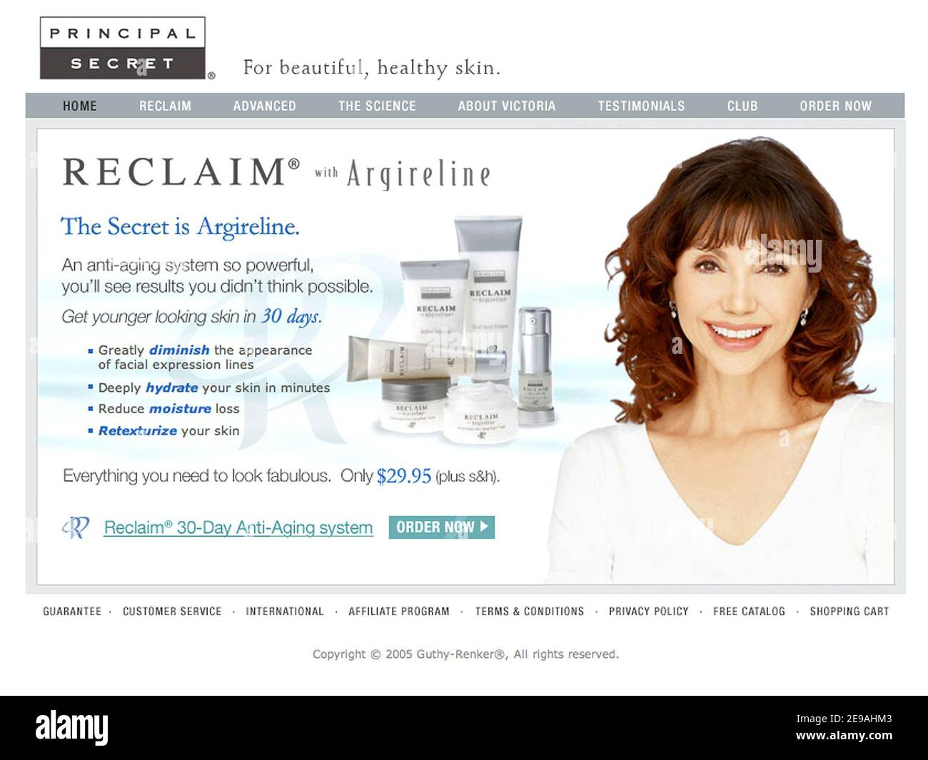 Dallas'Star Victoria Principal offers her beauty productcs 'Principal ...