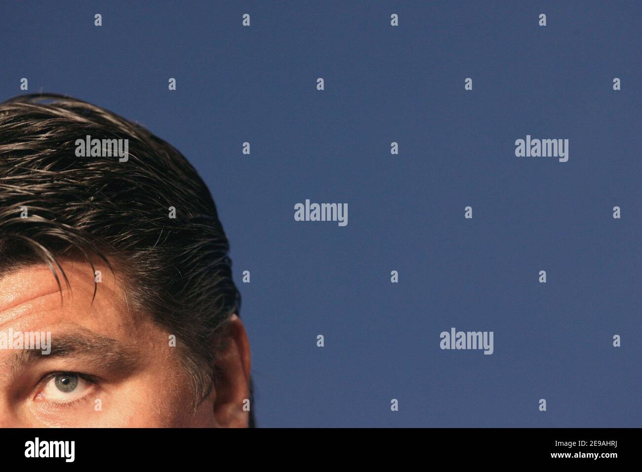 French judo olympic champion David Douillet during UMP convention for ...