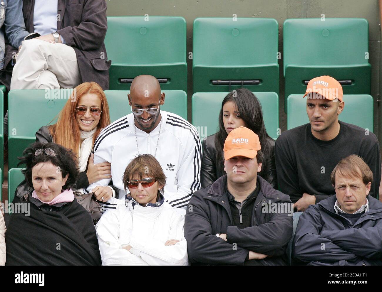 French soccer player Nicolas Anelka and his girlfriend Barbara Tausia ...