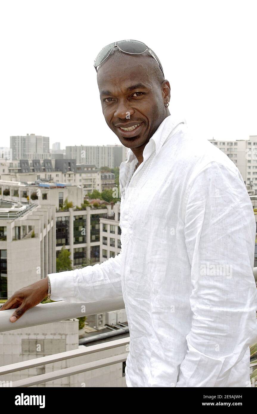 Patson, humorist and cast member of 'The Jamel Comedy', poses on the ...