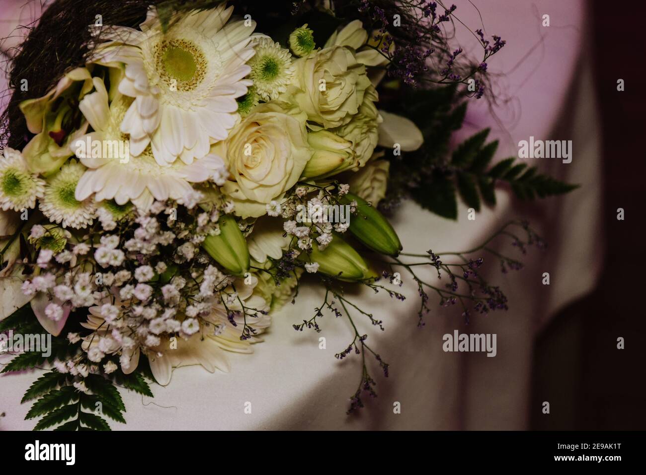 Closeup shot of a beautiful flower composition Stock Photo - Alamy