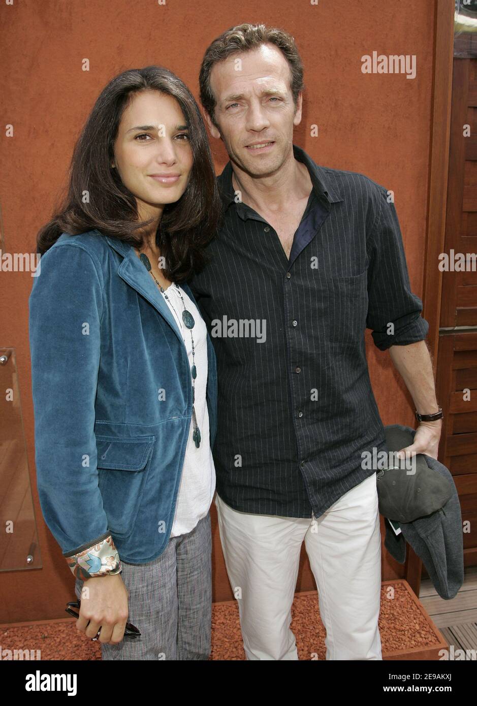 French actor Stephane Freiss and his wife Ursula arrive in the 'VIP ...