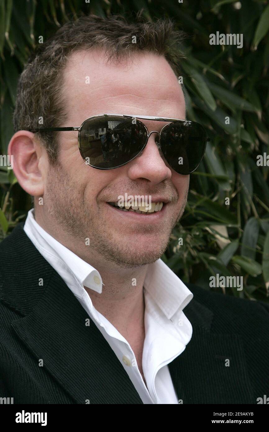 Canadian singer Garou arrives in the 'VIP Village' during the French ...