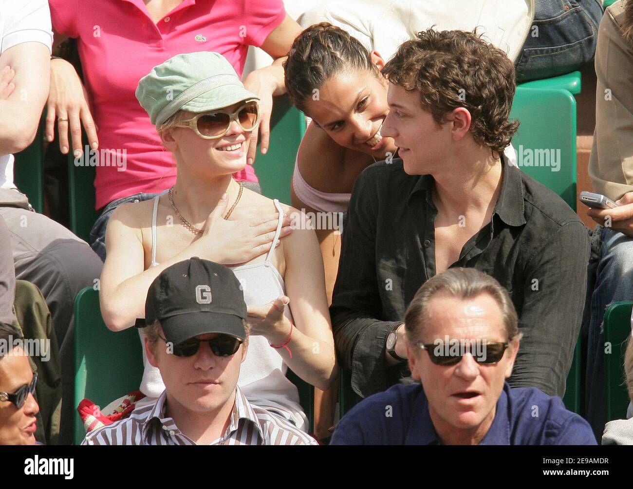 French singer Raphael and girlfriend, French actress Melanie Thierry ...
