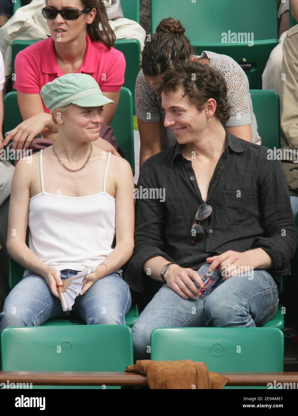 French singer Raphael and girlfriend, French actress Melanie Thierry ...