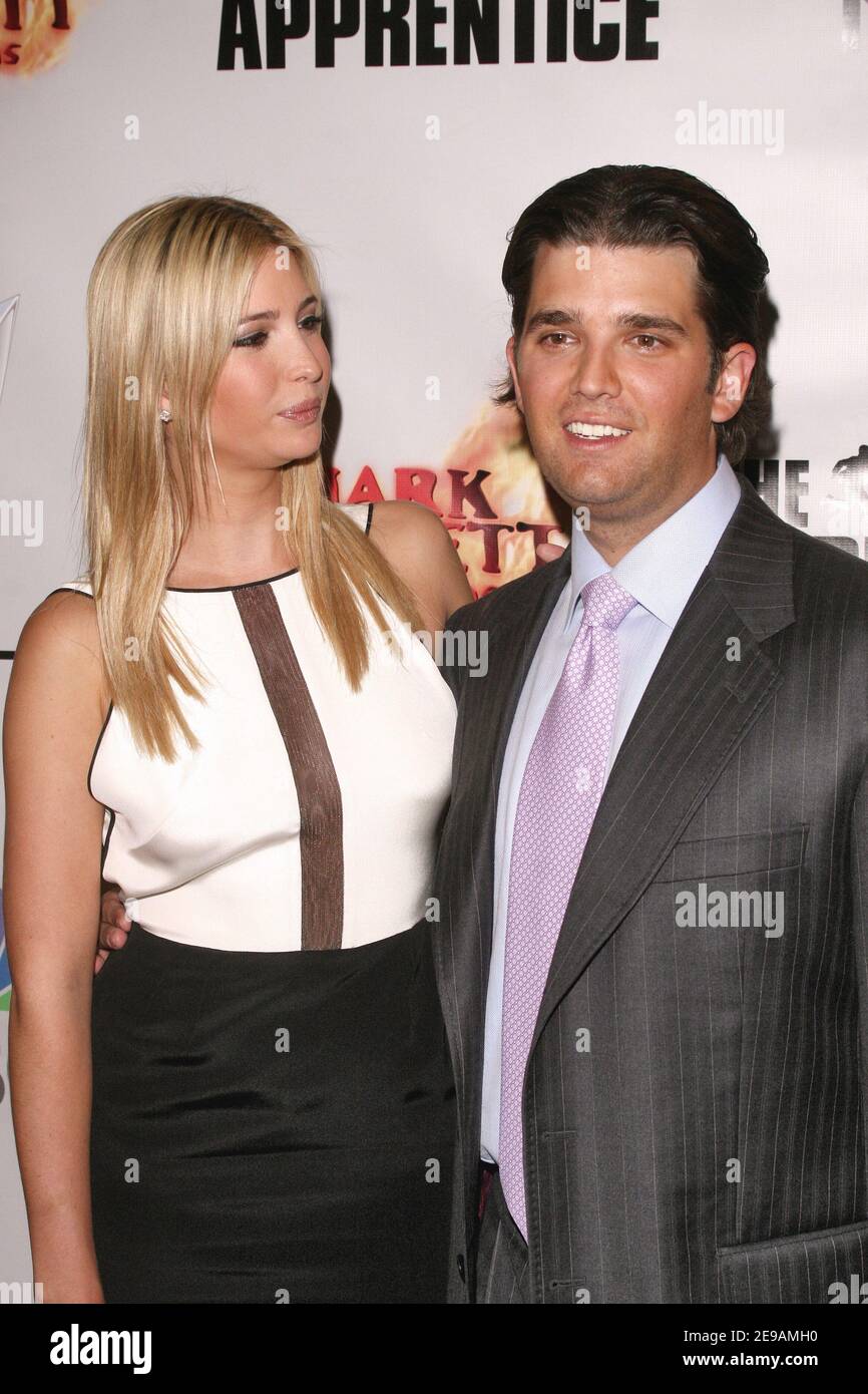 Ivanka Trump and Donald Trump Jr. arrive at 'The Apprentice' Season ...