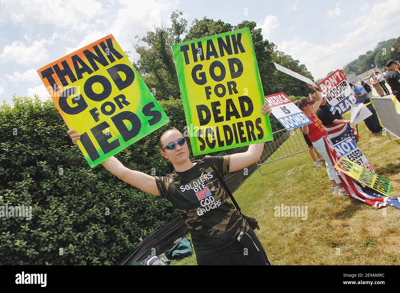 Westboro Baptist Church Signs God Hates Fags