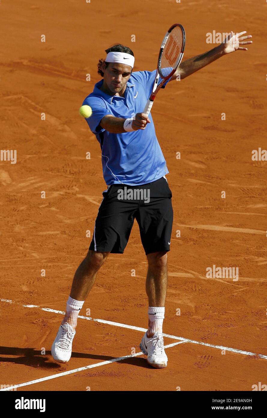 Switzerland's Roger Federer defeats, 6-4, 6-3, 6-4, Croatia's Mario ...