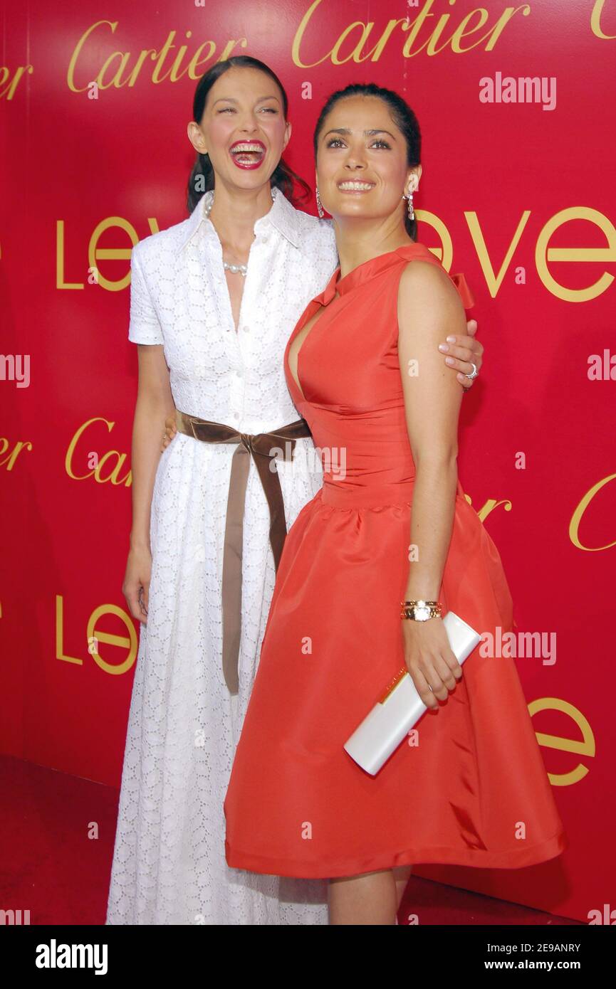 Salma Hayek And Ashley Judd Arrive At The Cartier And Interview Magazine Celebrate Love Event