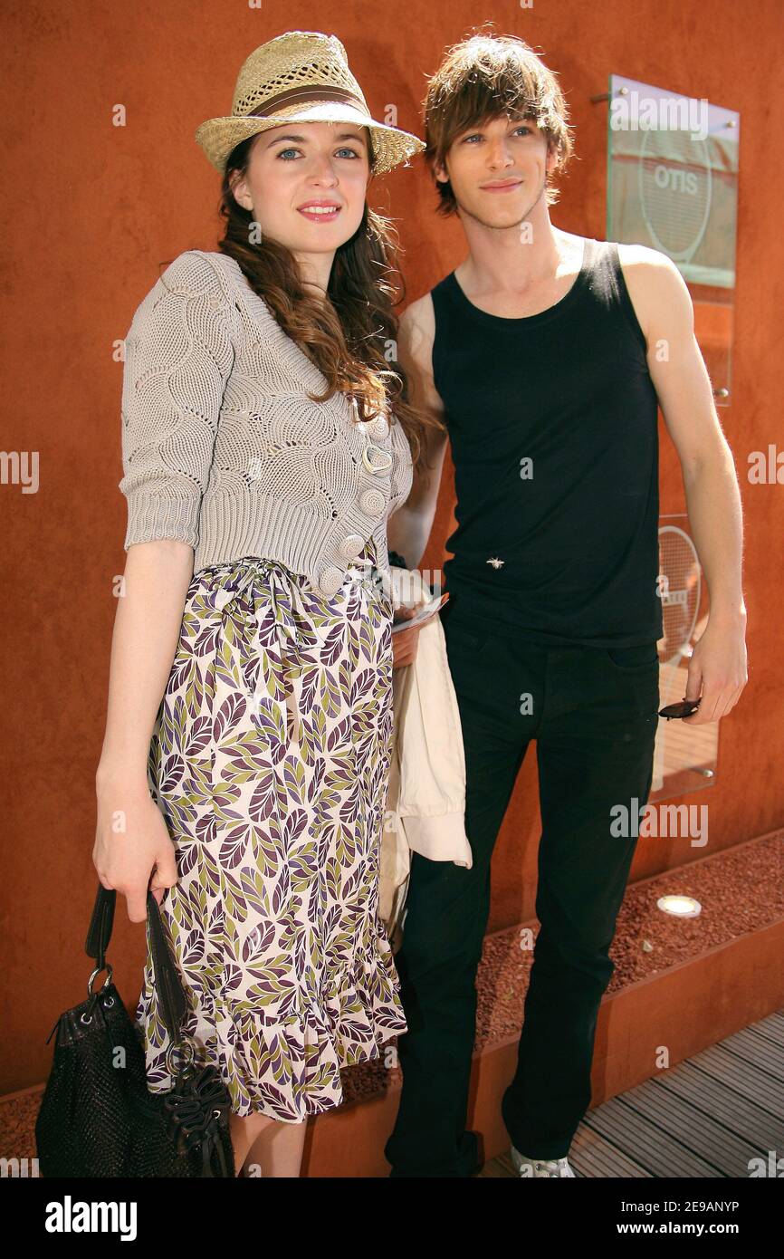 Cecile Cassel and her boyfriend Gaspard Ulliel arrive at the 'Village ...