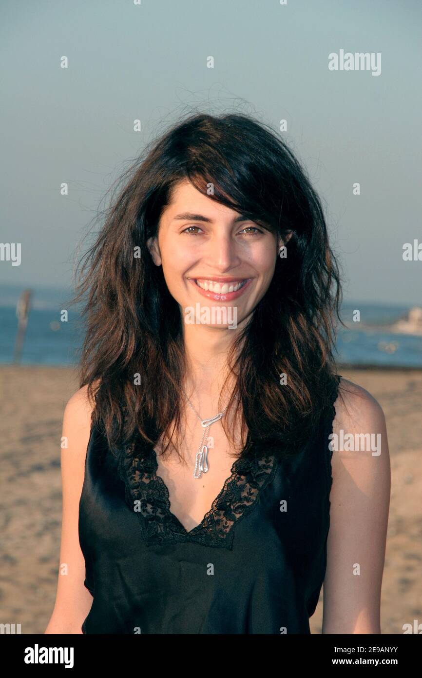 Italian Actress Caterina Murino poses during the 20th Cabourg Romantic ...