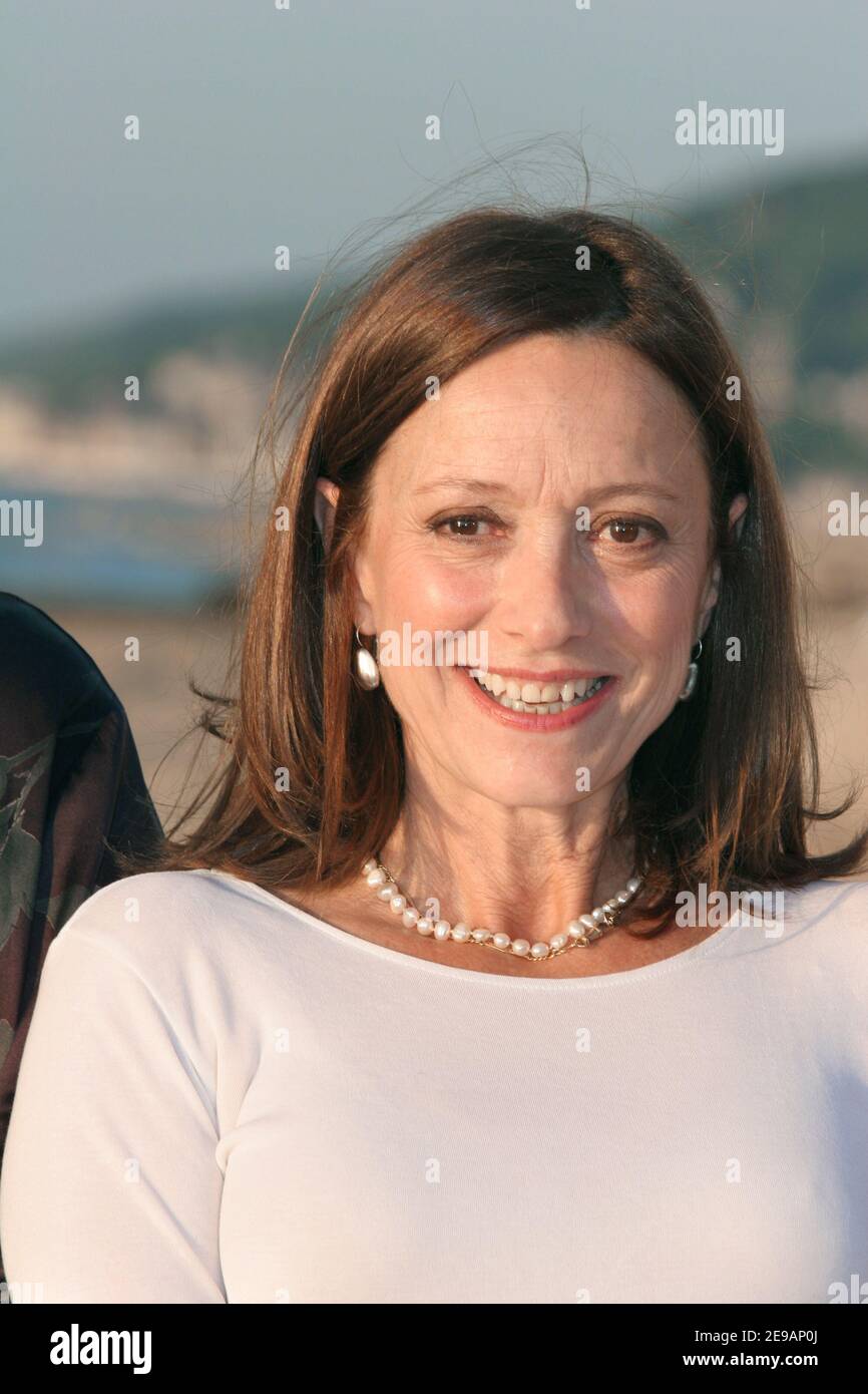 Brigitte Rouan poses during the 20th Cabourg Romantic Days Film ...