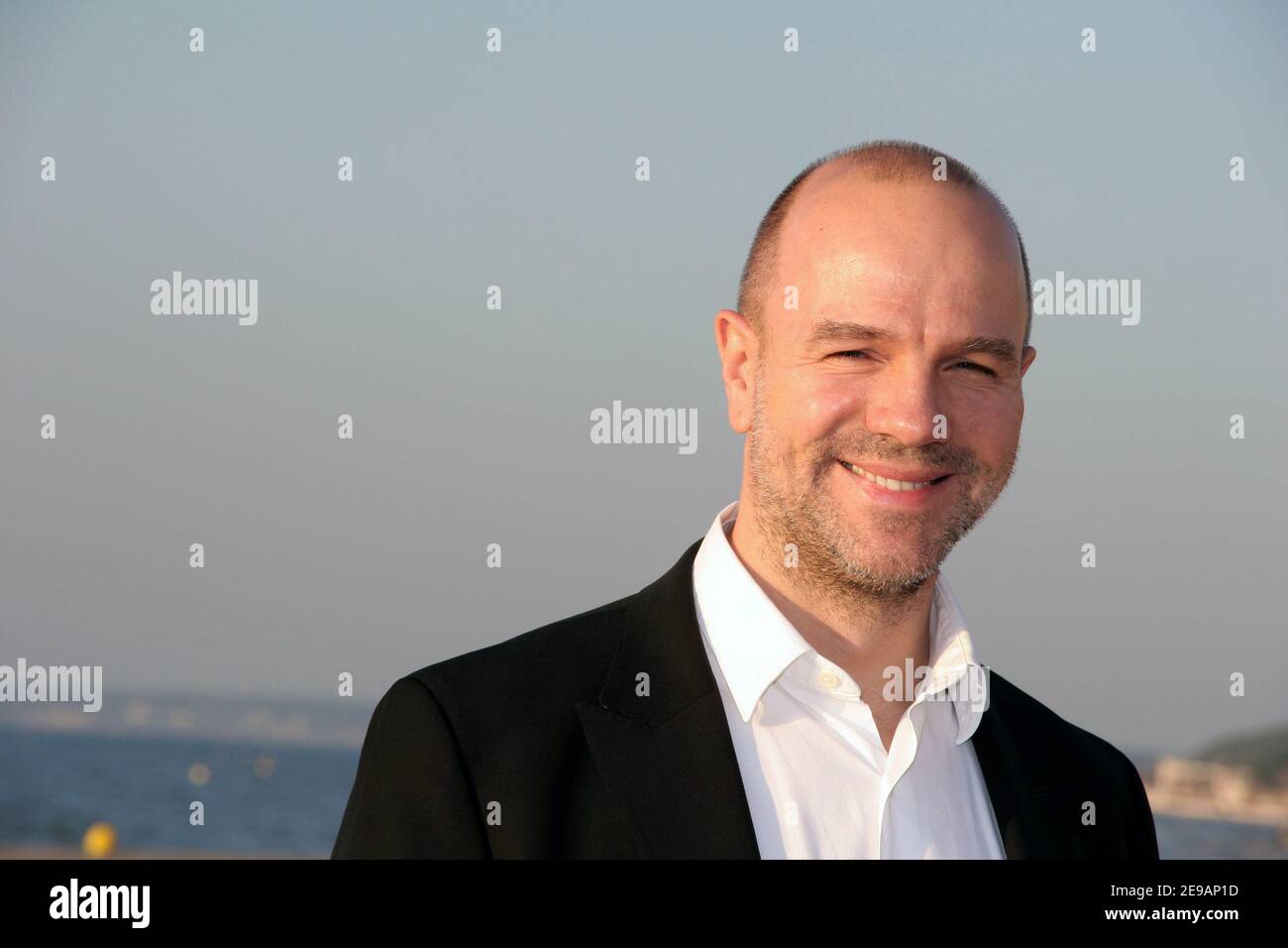 French actor Aurelien Recoing poses during the 20th Cabourg Romantic ...