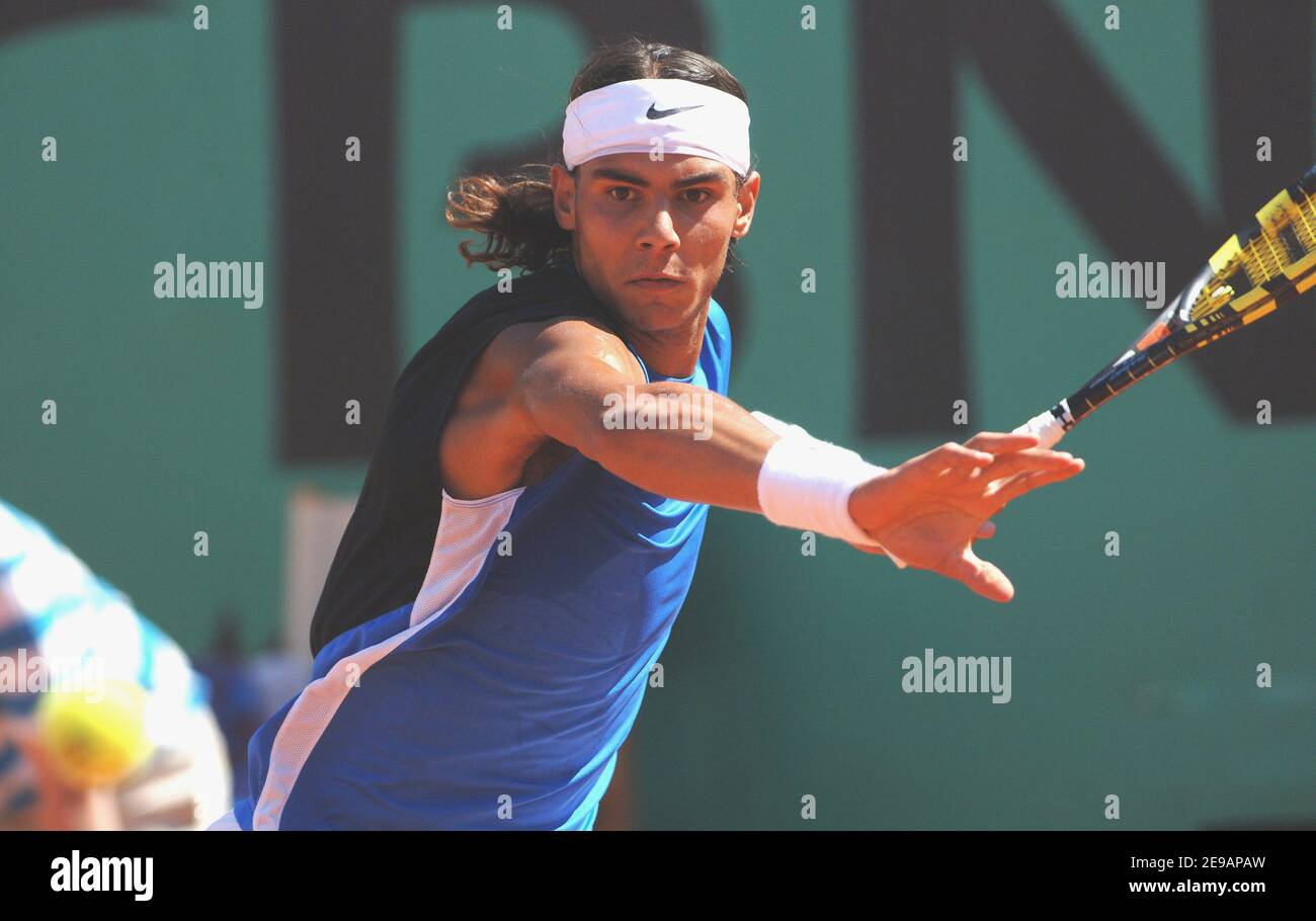Spain's Rafael Nadal defeats, 6-4, 6-2, 7-6, Croatia's Ivan Ljubicic in ...