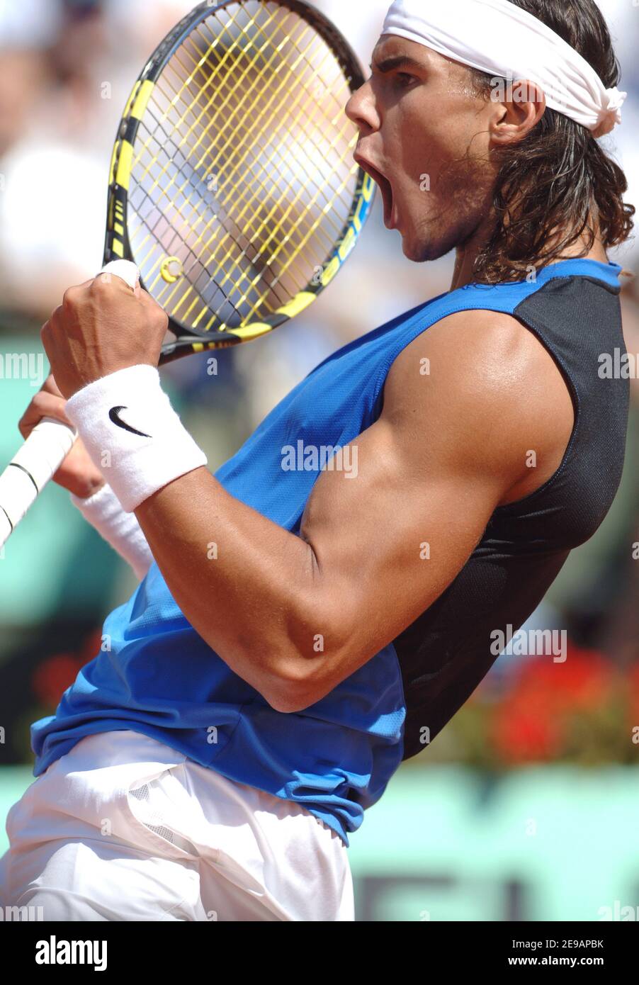 Spain's Rafael Nadal defeats, 6-4, 6-2, 7-6, Croatia's Ivan Ljubicic in ...