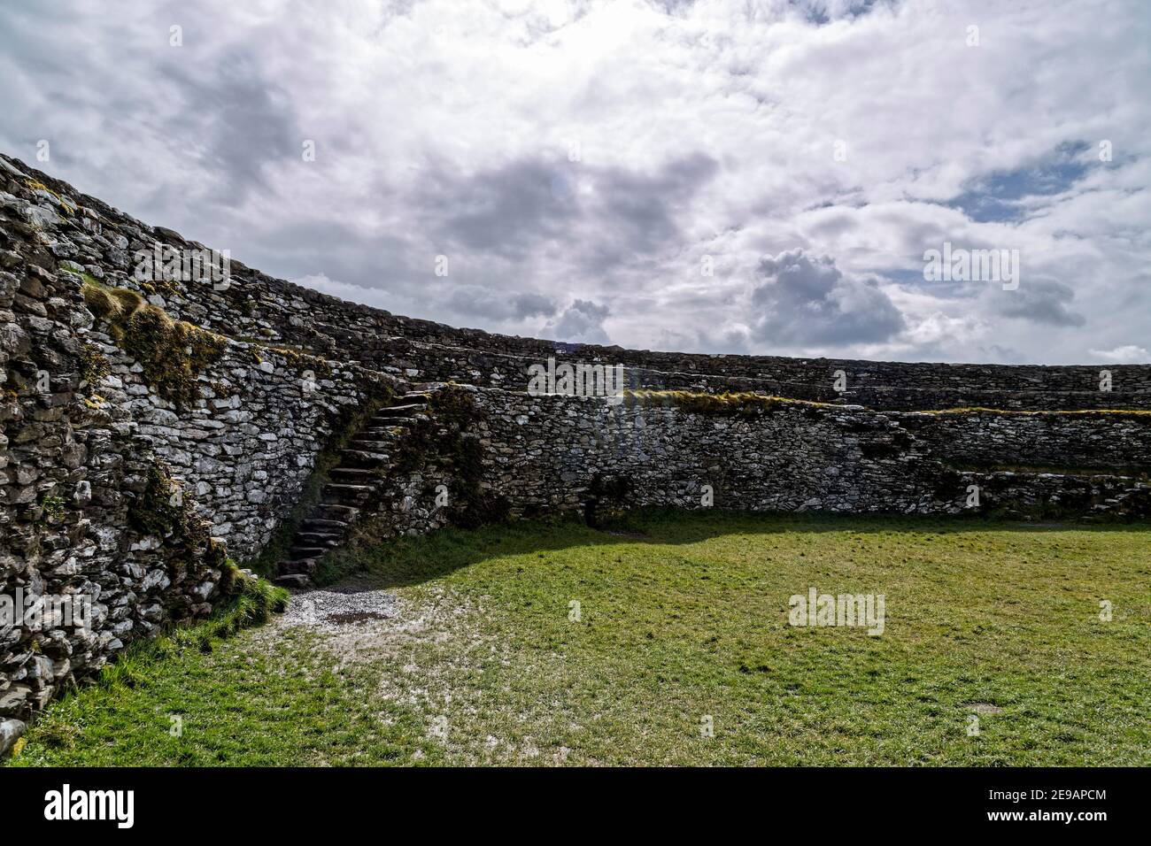 Grianan Of Aileach, Ireland. 28th April, 2016. Grianan Of Aileach is a ...