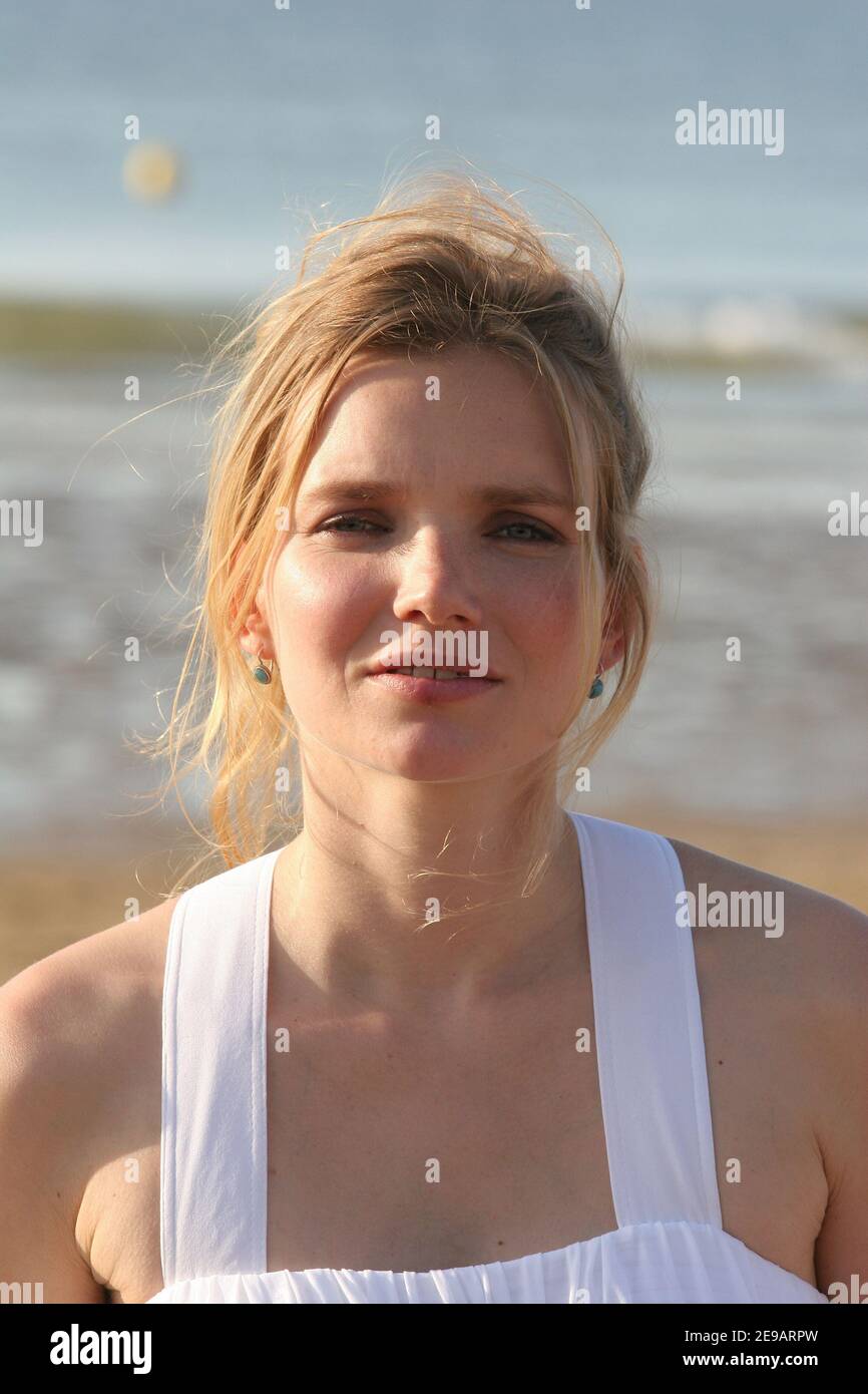 Sophie Quinton poses during a photocall to promote the movie 'Avril' in ...