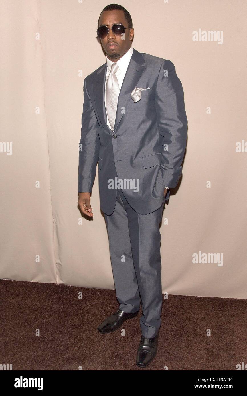 Recording artist Sean Combs arrives at Def Jam Music Group chairman ...